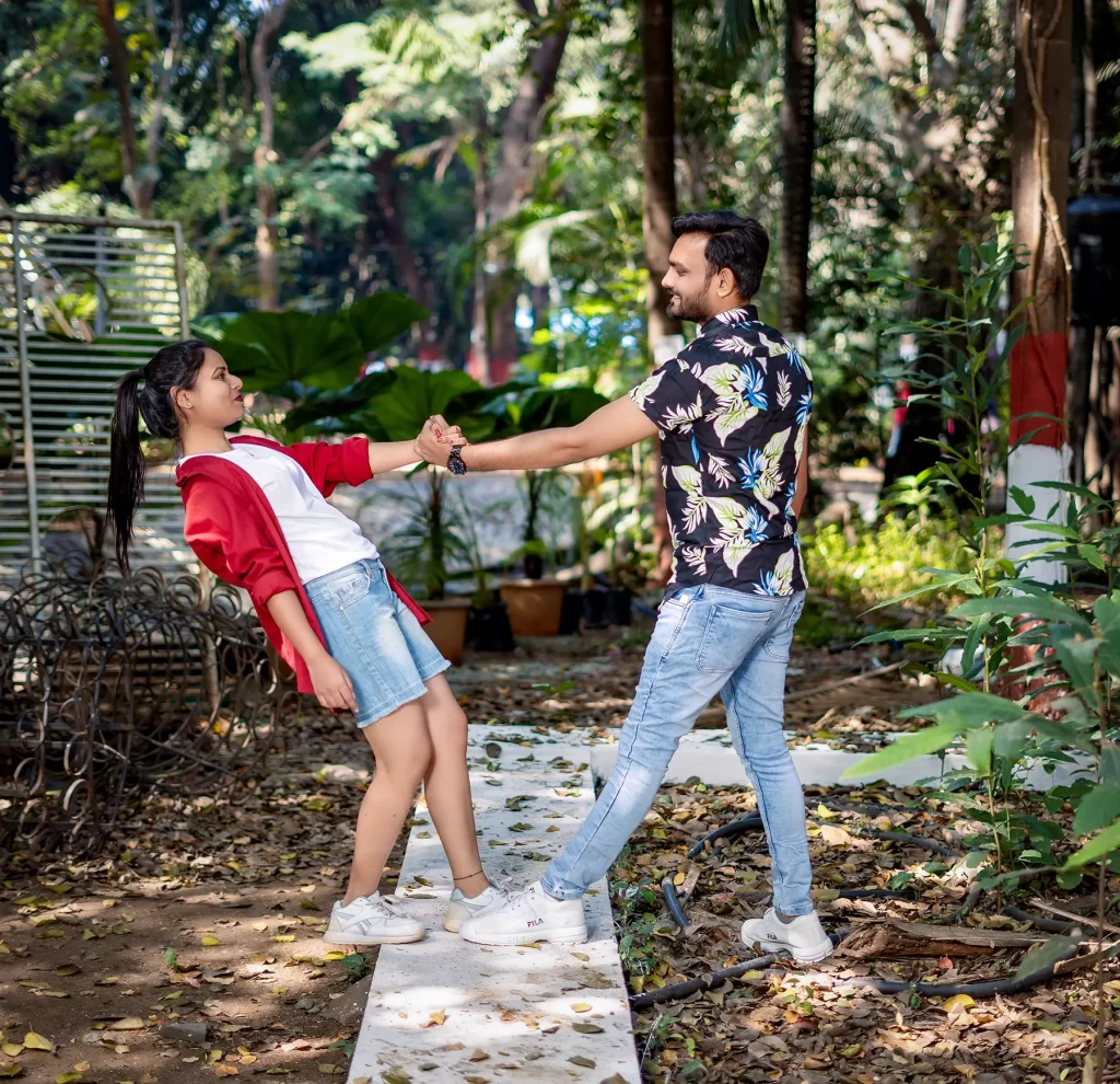 Pre-Wedding Shoot in Empress Garden and Veer Dam, Near Pune. - Mangesh ...